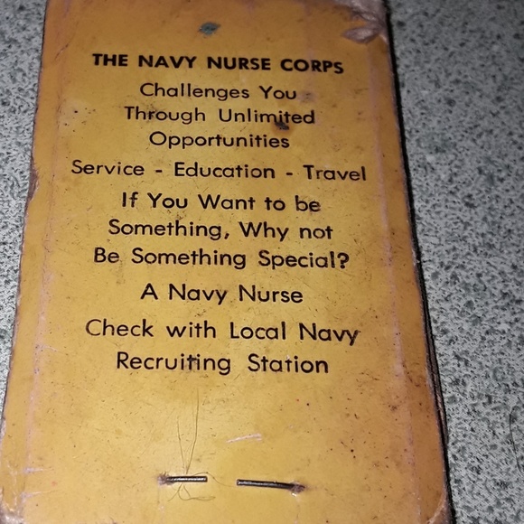 navy | Makeup | Vintage Navy Nurse Corps Emery Pack | Poshmark